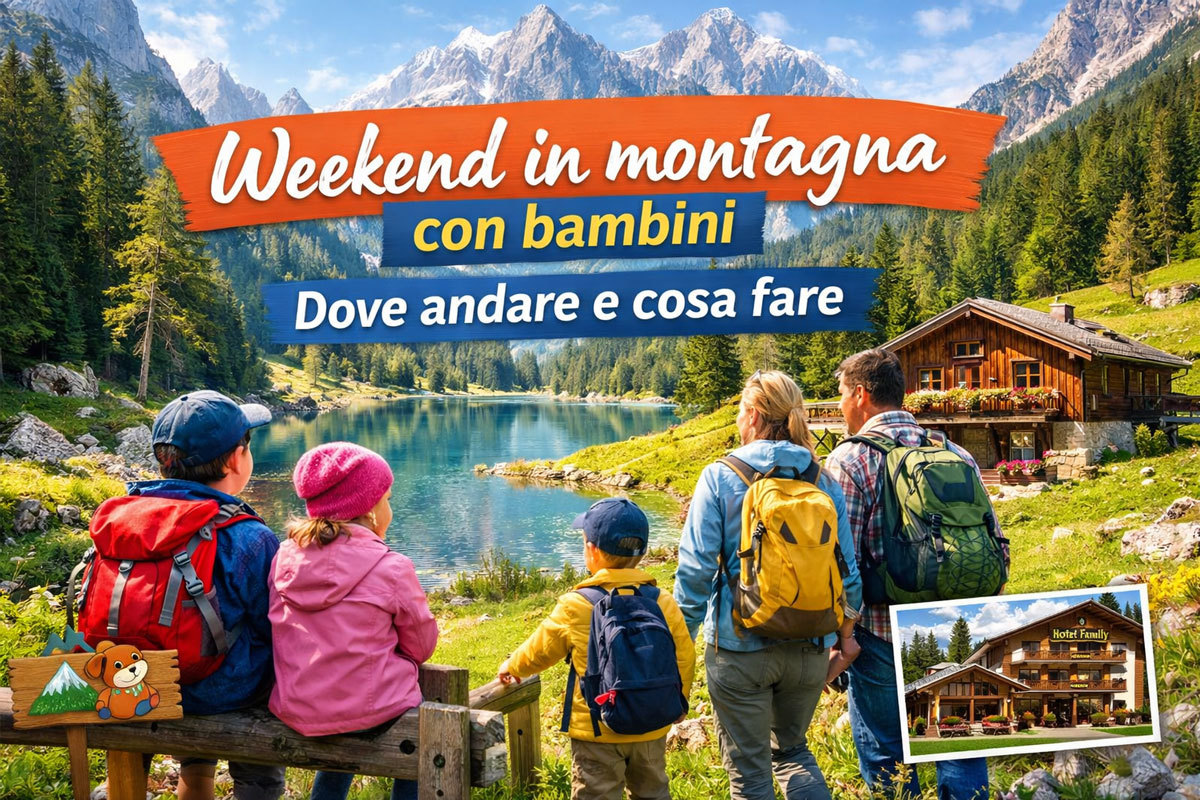 Weekend in montagna con bambini: idee e hotel family